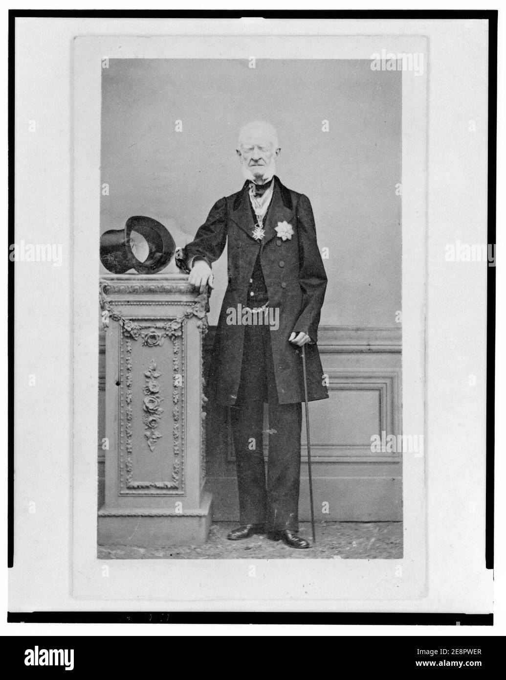 Miguel Cervantes, full-length portrait, standing, facing front Stock ...