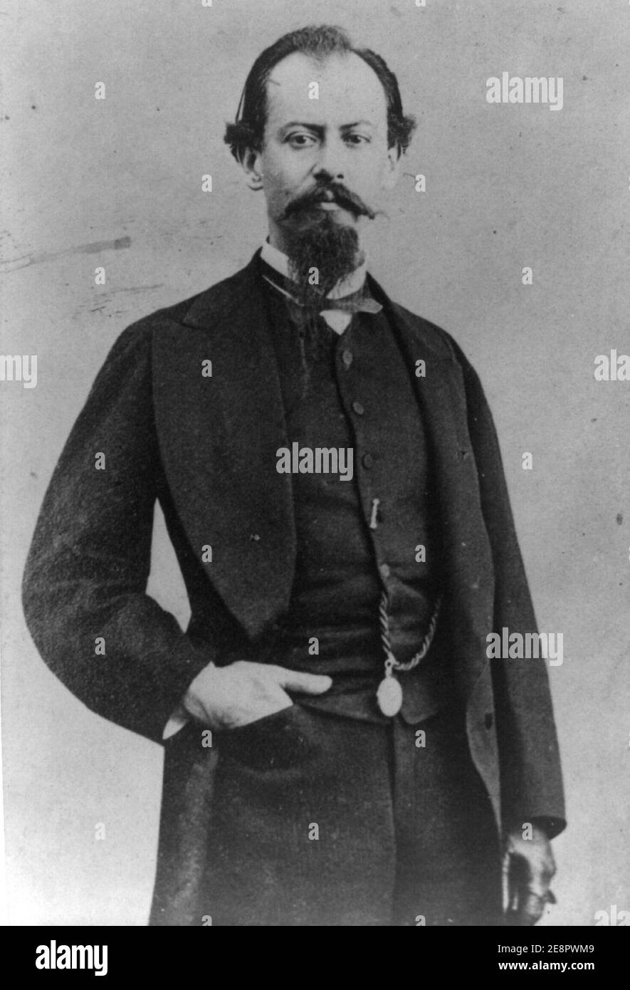 Miguel Miramon standing Stock Photo - Alamy