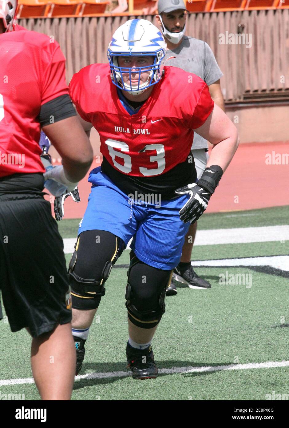 January 28, 2021 - Air Force Falcons offensive tackle Perker Ferguson ...