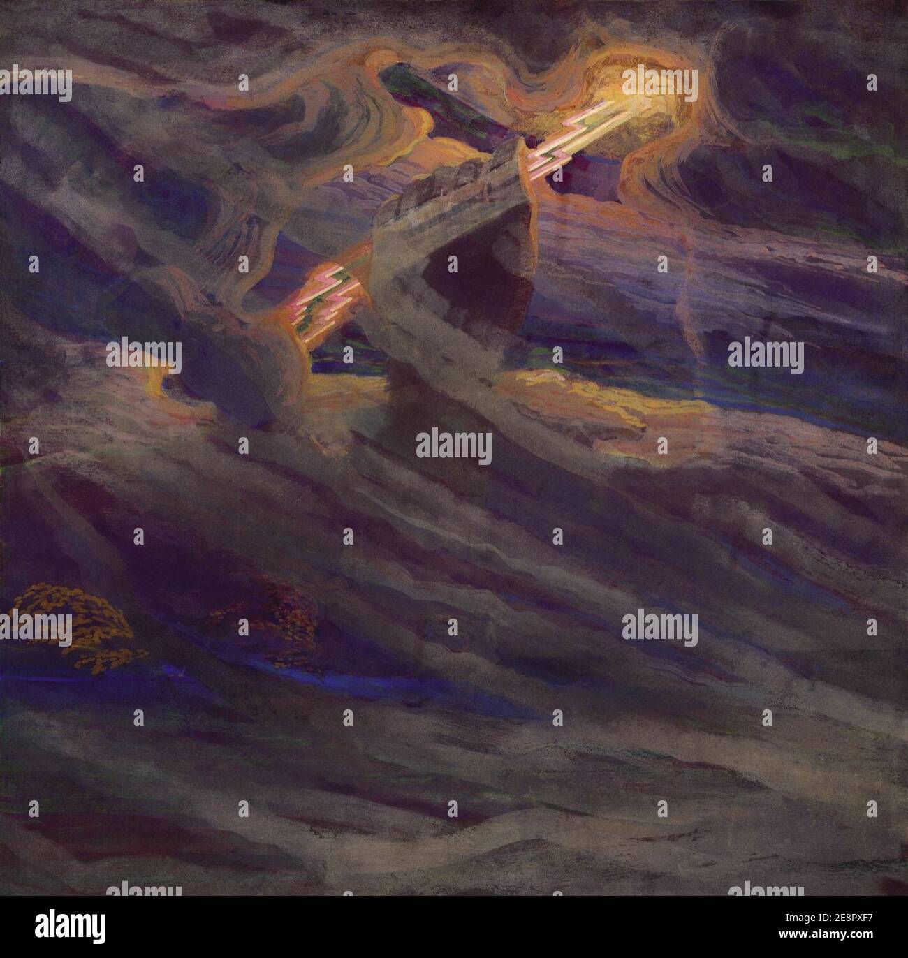 Mikalojus Konstantinas Ciurlionis - PERKUNAS (THOR) - 1909 Stock Photo ...