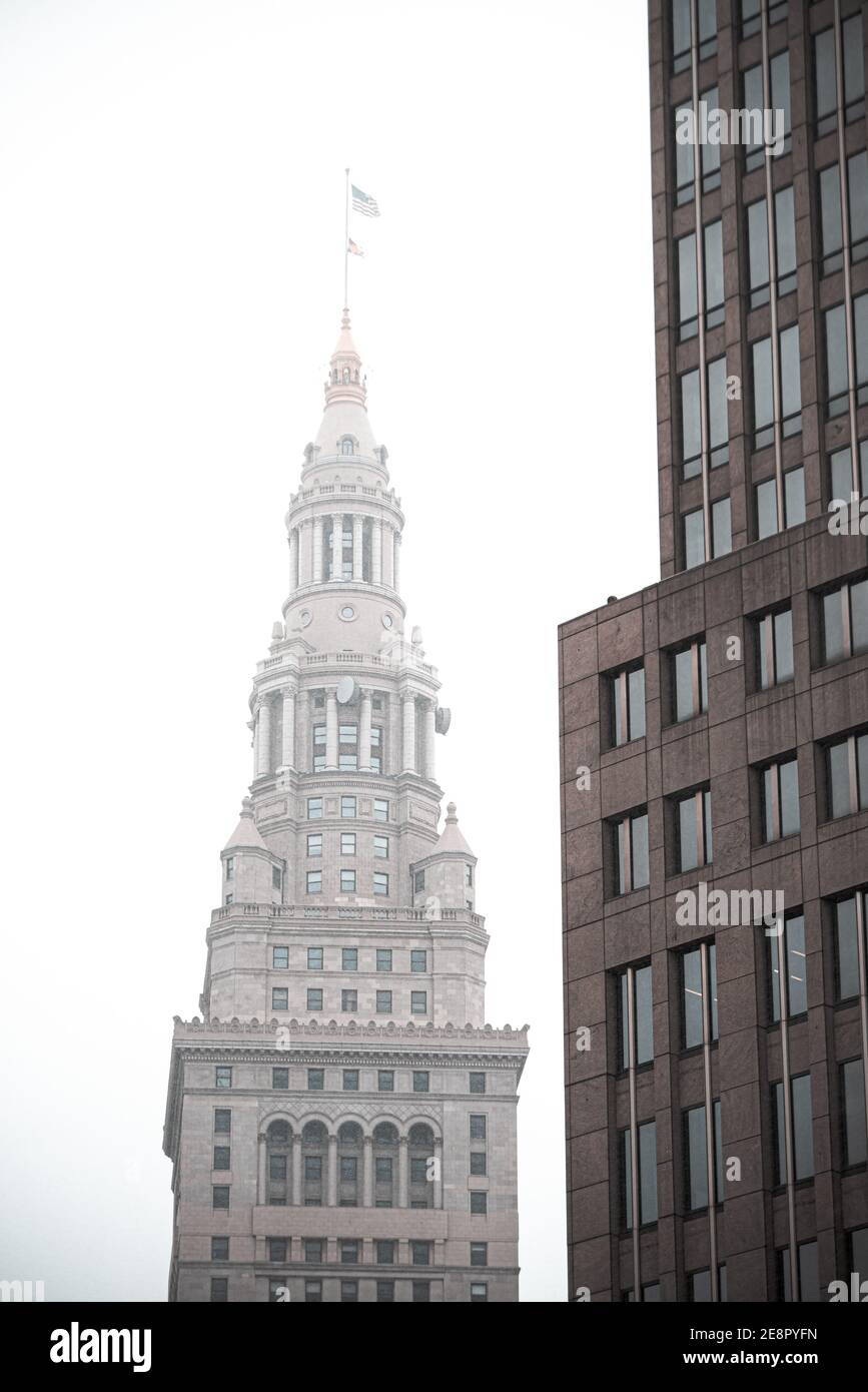 Terminal Tower in Cleveland Ohio Stock Photo - Alamy