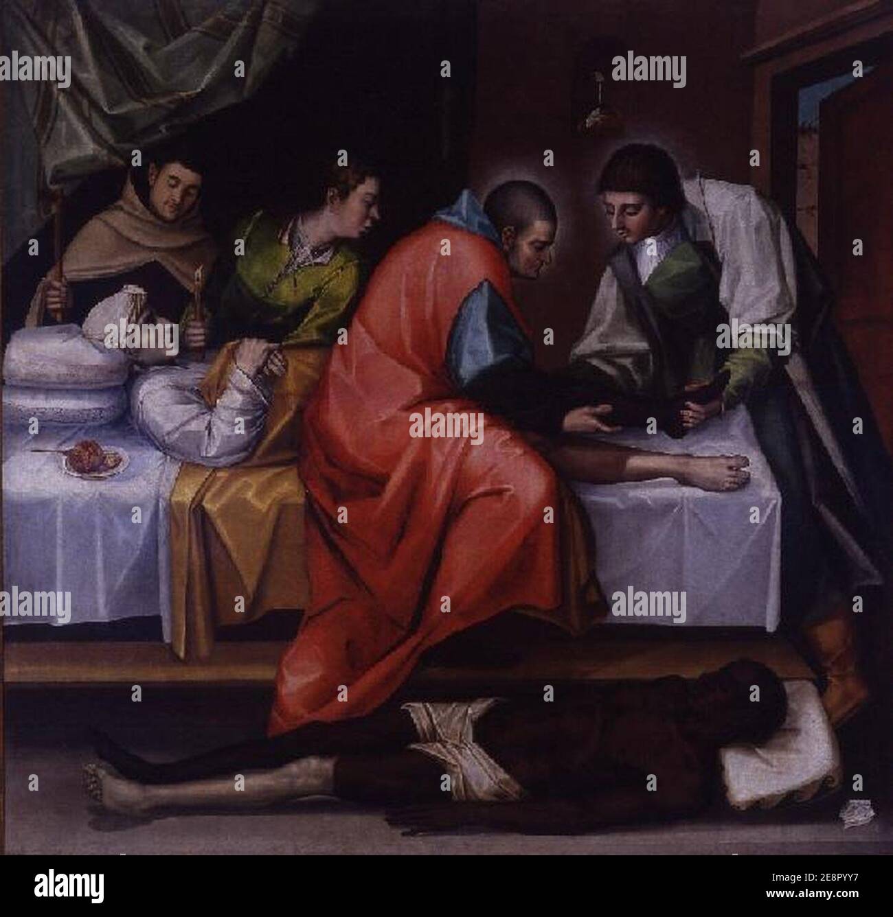 Milagro de San Cosme y San Damián, de Pedro de Raxis Stock Photo - Alamy