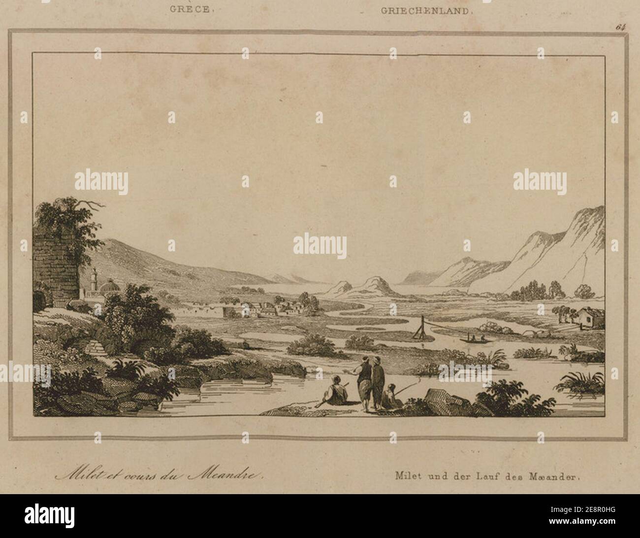 Milet et cours du Meandre - Pouqueville François Charles Hugues Laurent ...