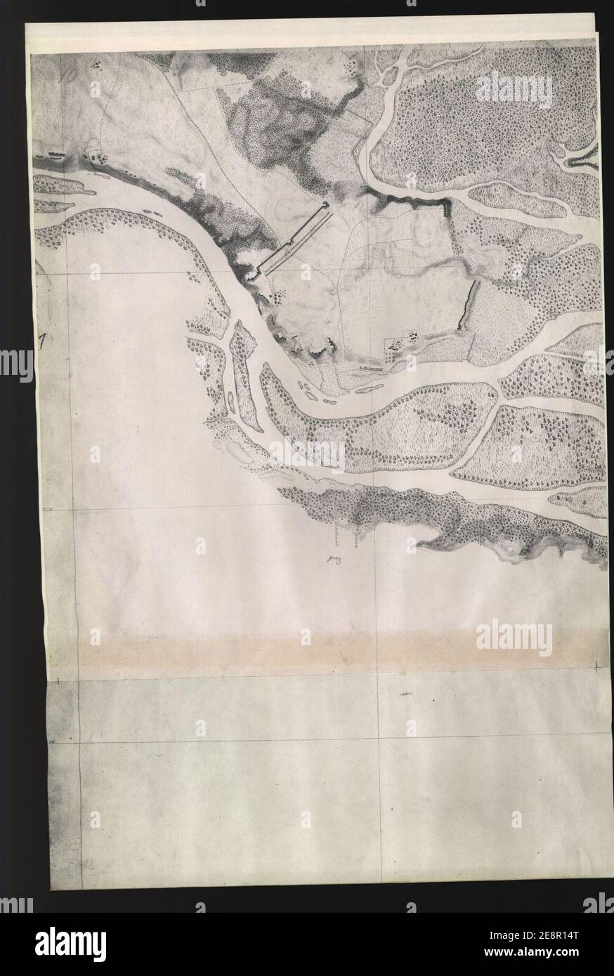 Military map of Richmond and vicinity Stock Photo - Alamy