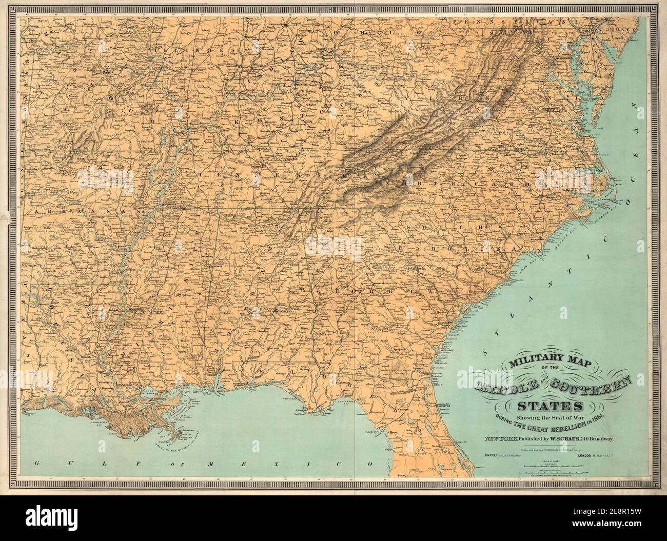 Map of the rebellion hi-res stock photography and images - Alamy