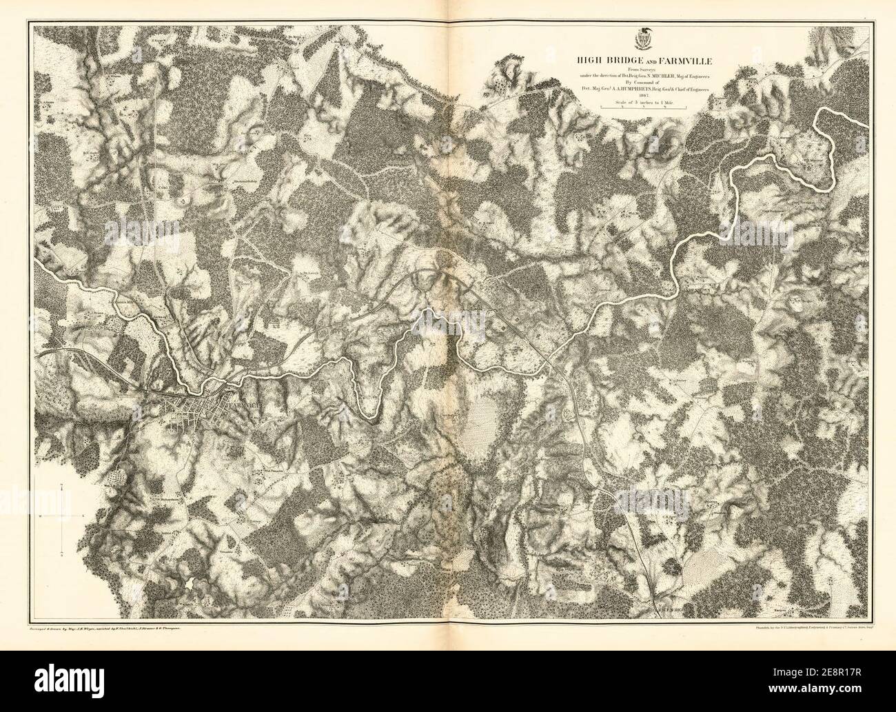 Military maps illustrating the operations of the armies of the Potomac ...