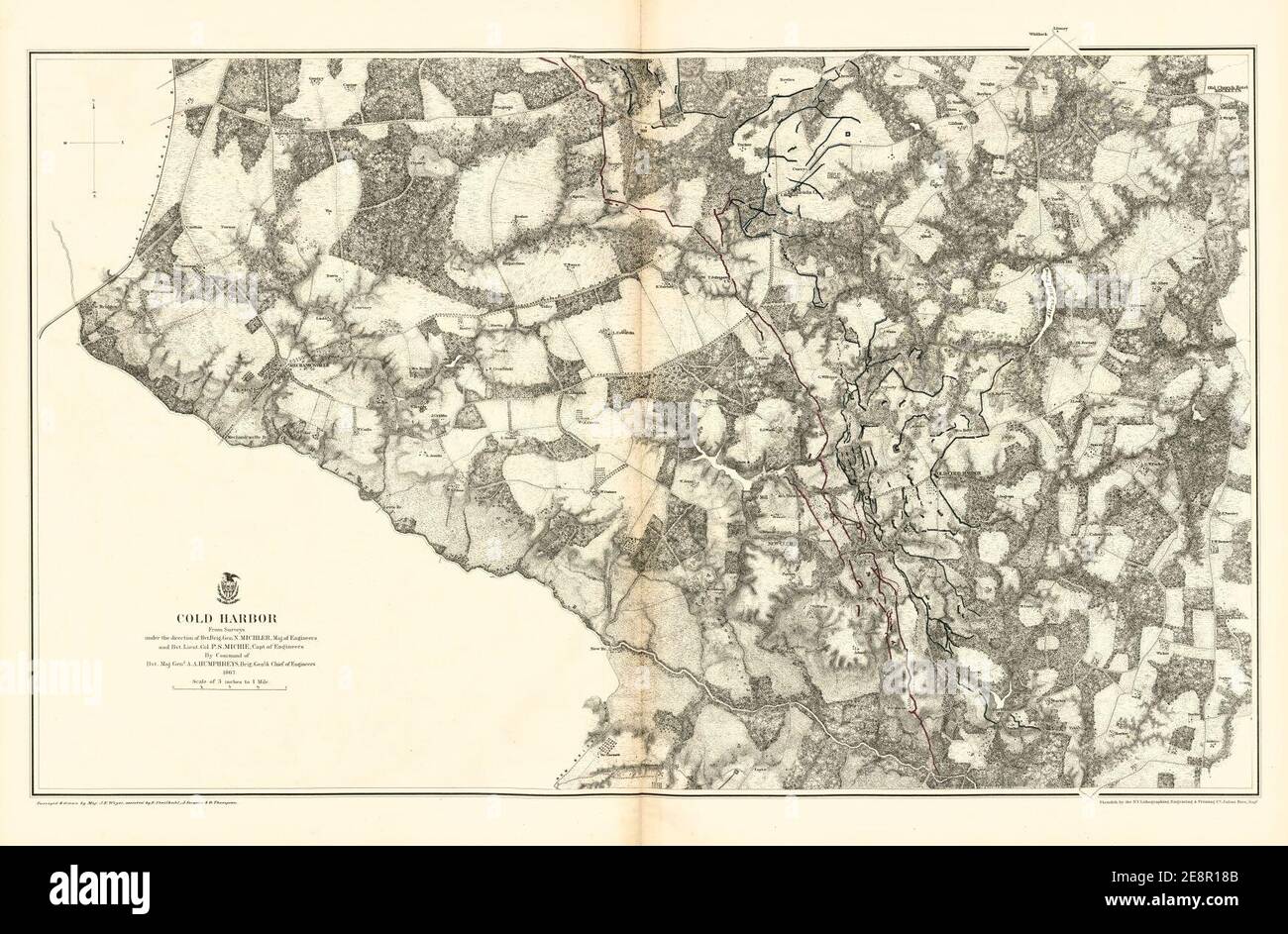 Military maps illustrating the operations of the armies of the Potomac ...
