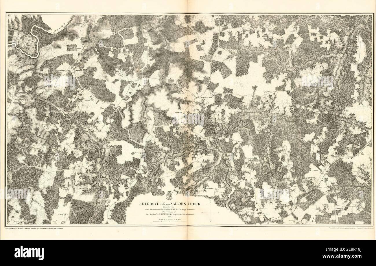 Military maps illustrating the operations of the armies of the Potomac ...