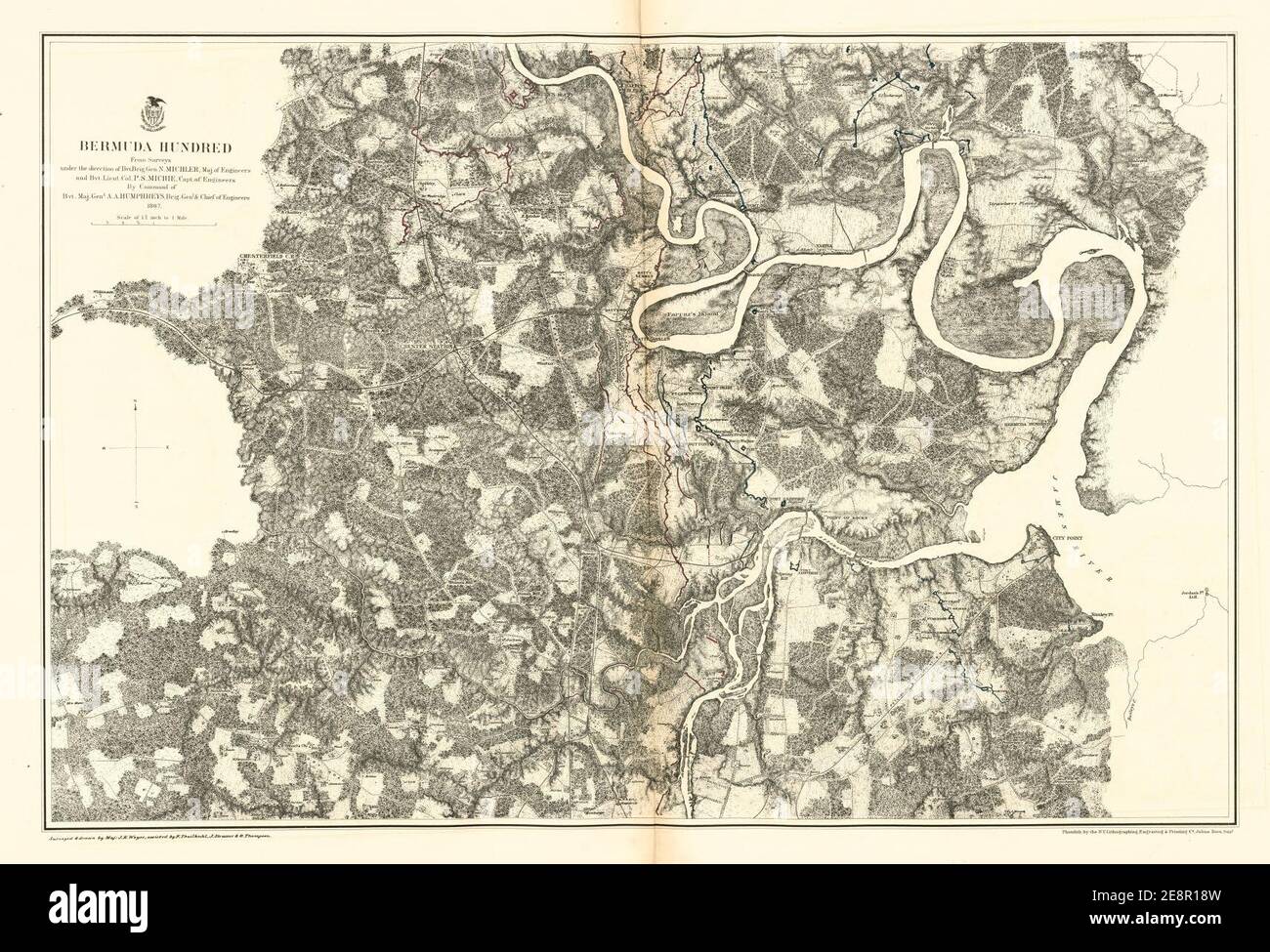 Military maps illustrating the operations of the armies of the Potomac ...