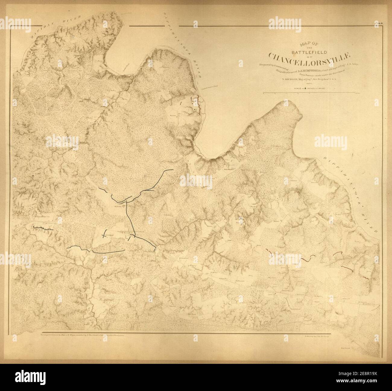 Military maps illustrating the operations of the armies of the Potomac ...