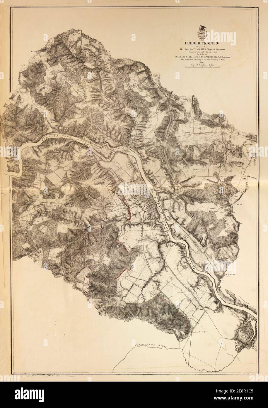 Military maps of the United States Stock Photo - Alamy