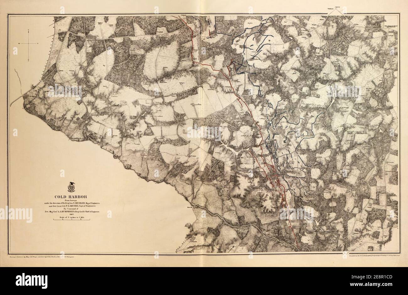 Military maps of the United States Stock Photo - Alamy