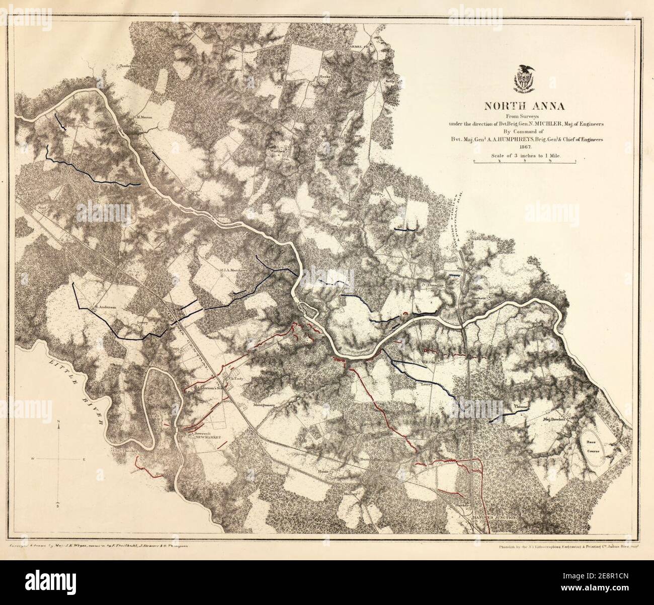 Military maps of the United States Stock Photo - Alamy