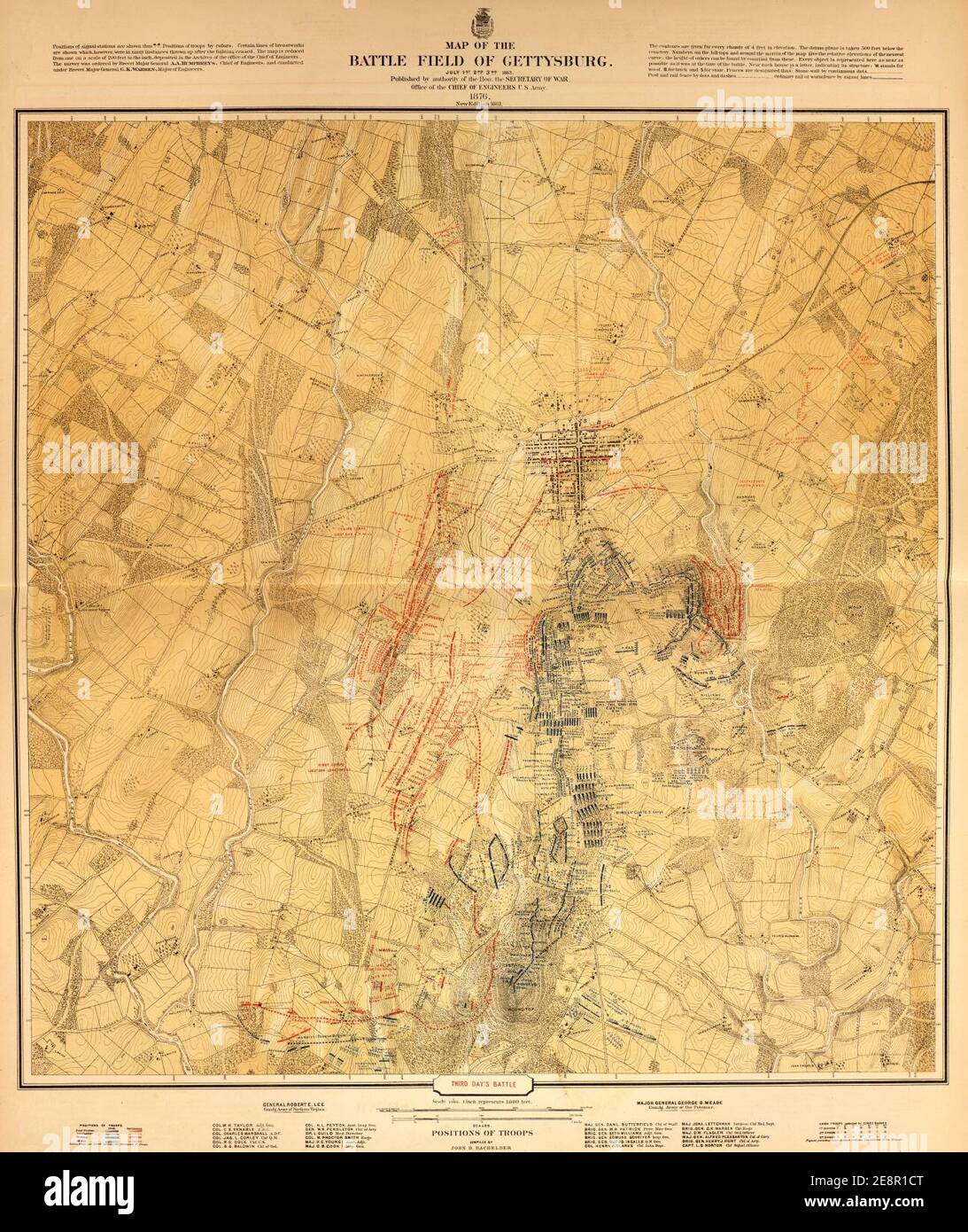Military maps of the United States Stock Photo - Alamy