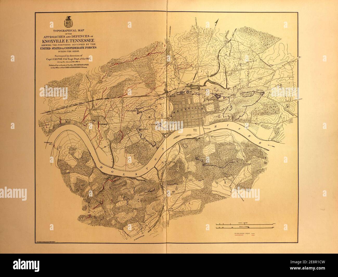 Military maps of the United States Stock Photo - Alamy