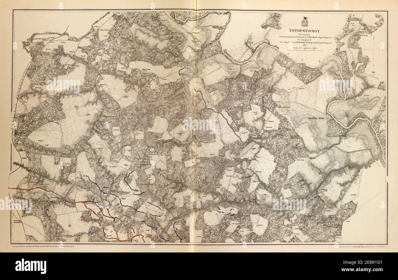 Military maps of the United States Stock Photo - Alamy