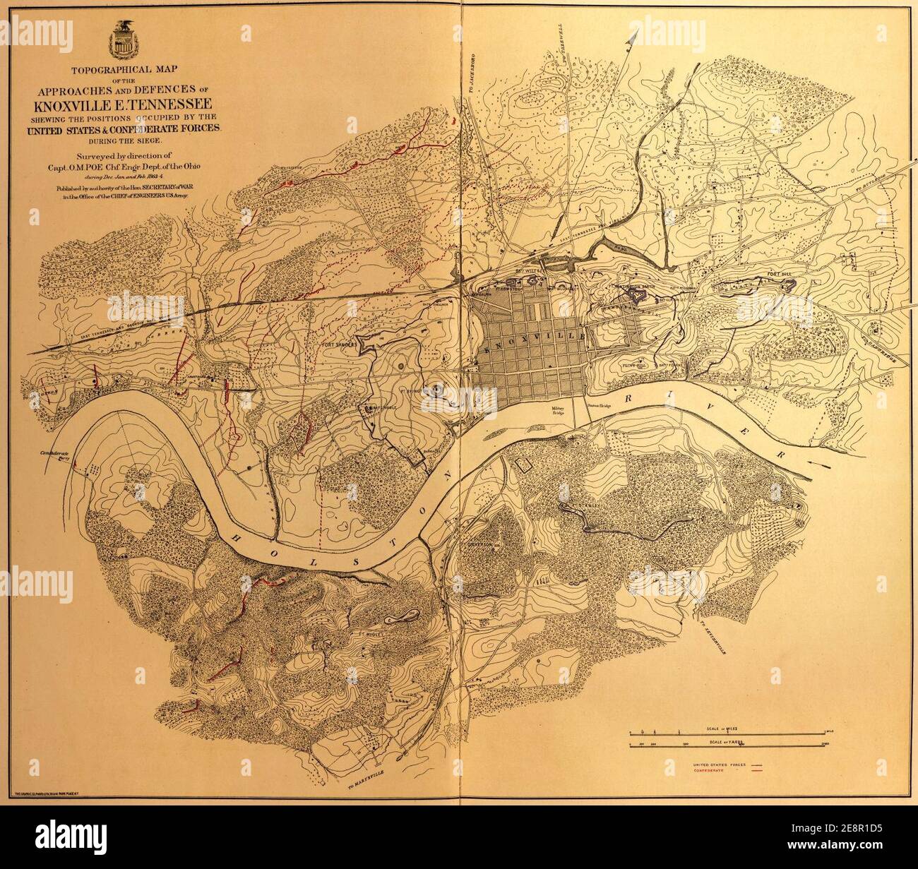 Military maps of the United States Stock Photo - Alamy
