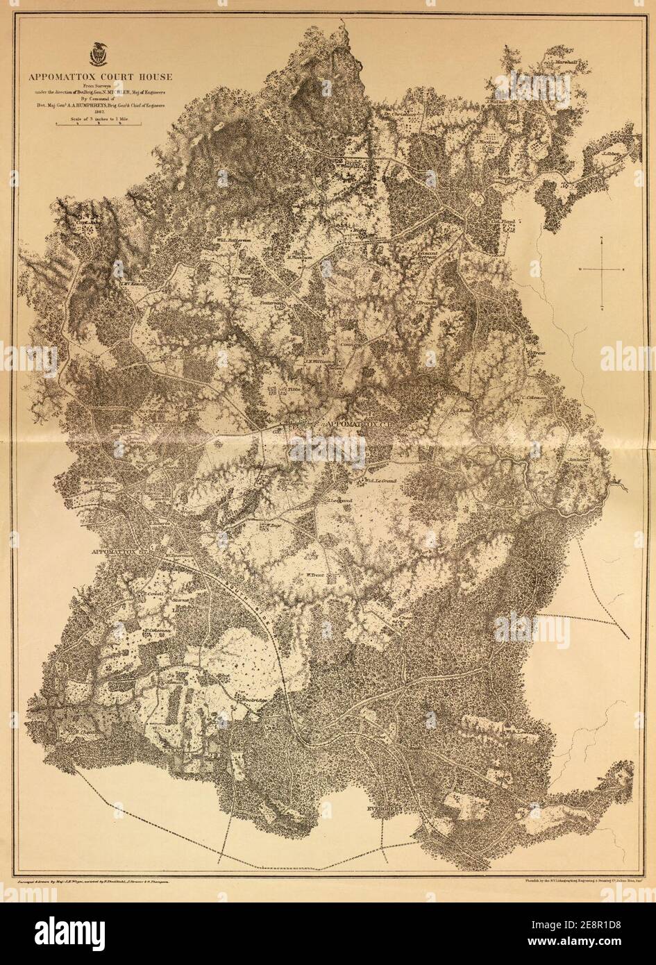 Military maps of the United States Stock Photo - Alamy