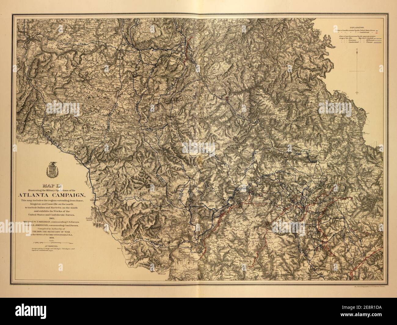 Military maps of the United States Stock Photo - Alamy