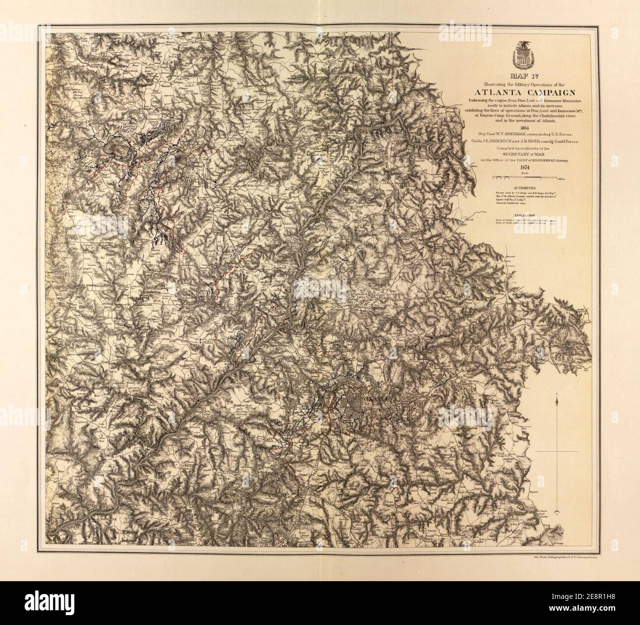 Vintage military maps hi-res stock photography and images - Alamy