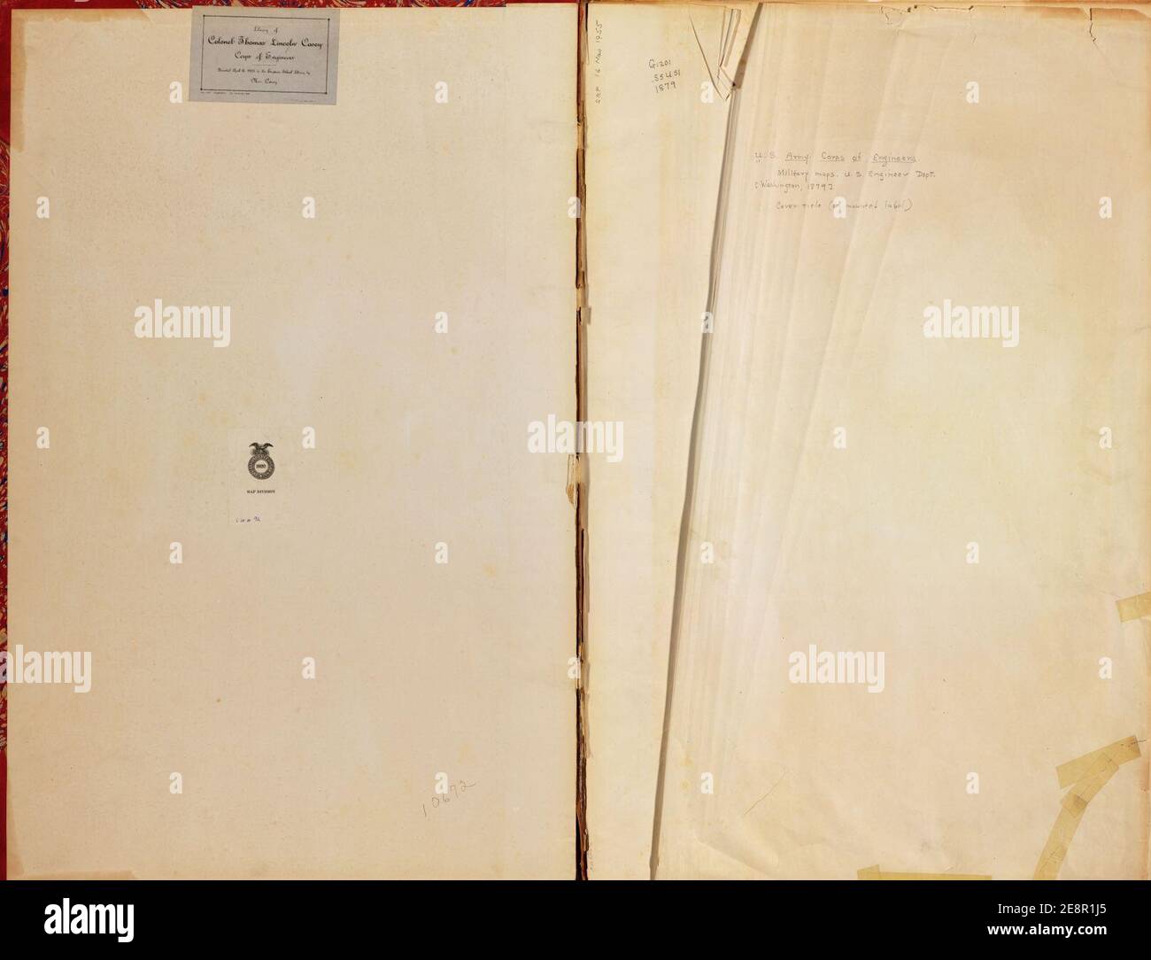 Vintage military maps hi-res stock photography and images - Alamy