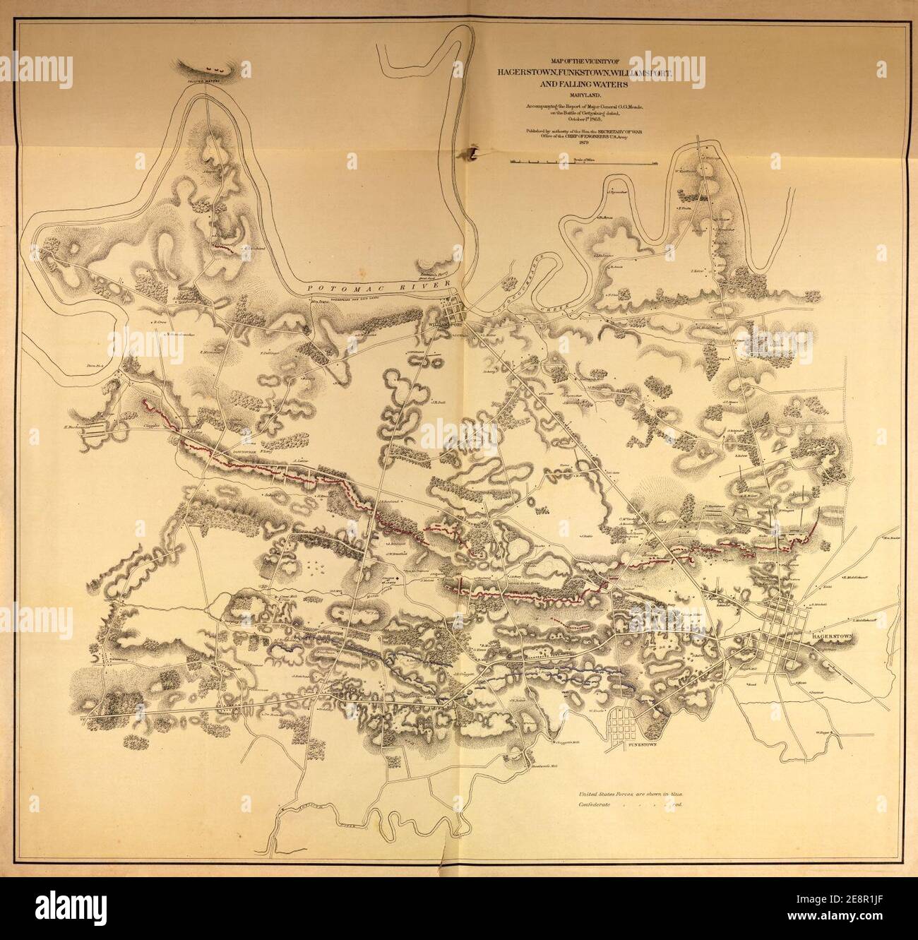 Vintage military maps hi-res stock photography and images - Alamy