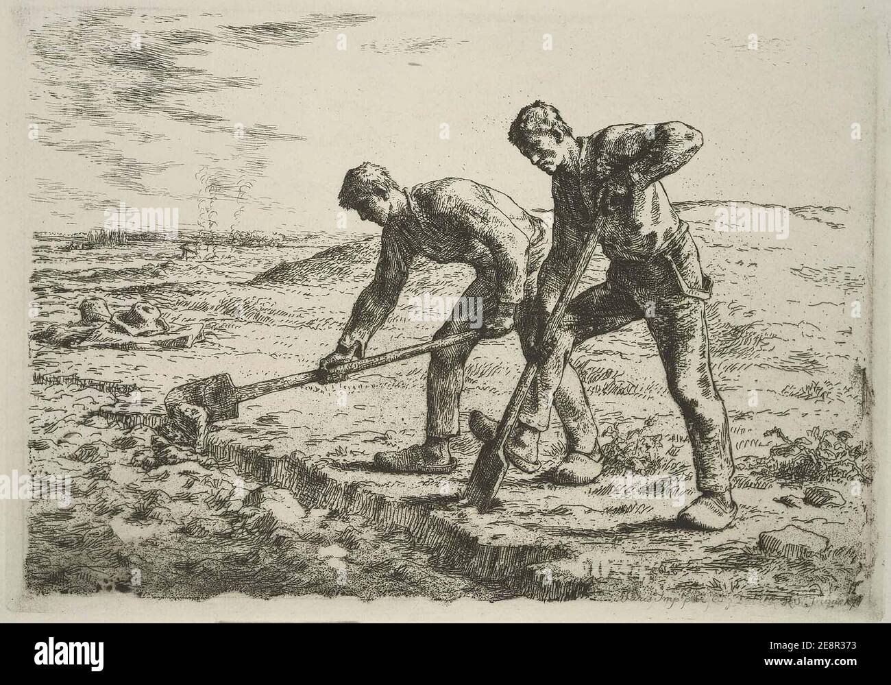Turning soil over hi-res stock photography and images - Alamy