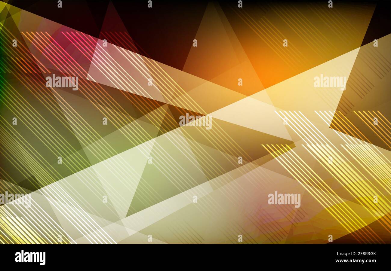 Abstract wide technology background with hexagons and gear wheels. Hi ...