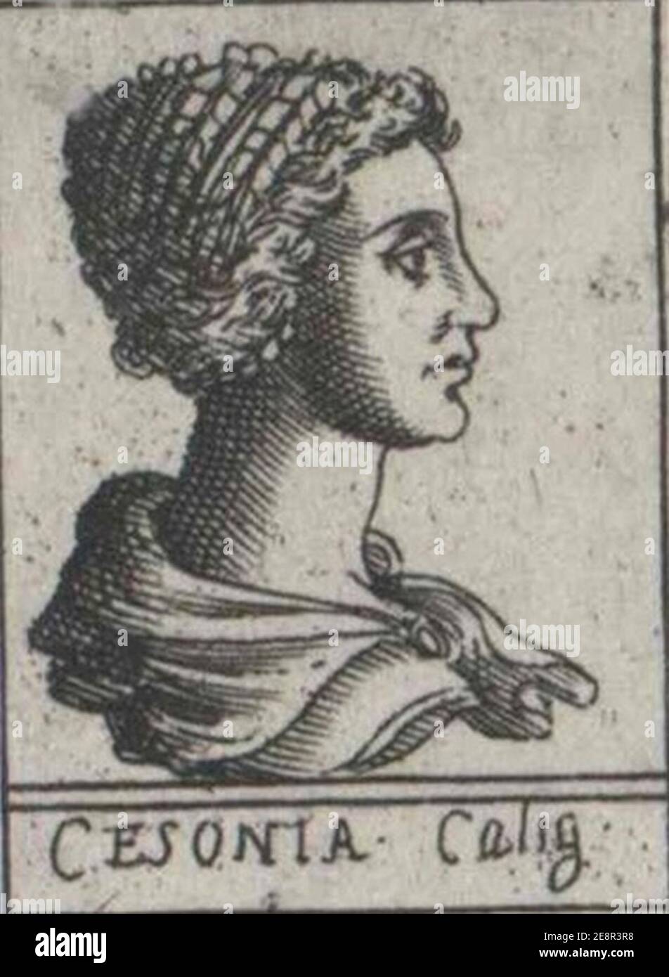 Milonia Caligula's wife Stock Photo - Alamy