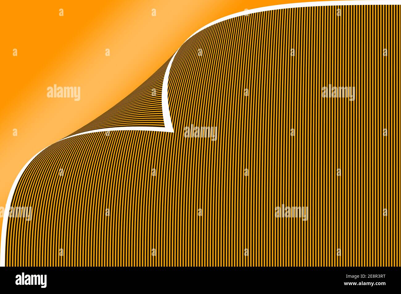 Abstract modern background design with curly corner for flyers banners ...