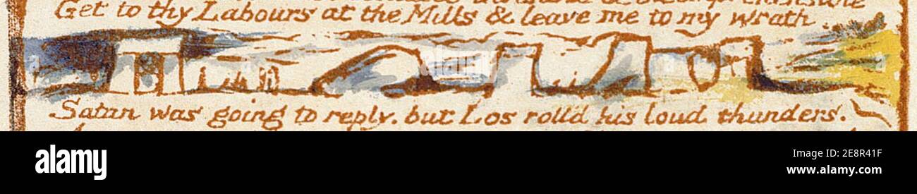 Milton a Poem, copy D, object 4 (Bentley a, Erdman 4, Keynes a) detail ...