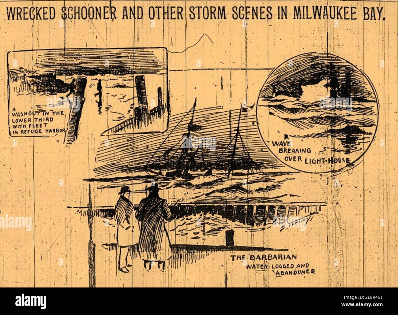 Milwaukee Sentinel - October 26, 1898 Stock Photo - Alamy