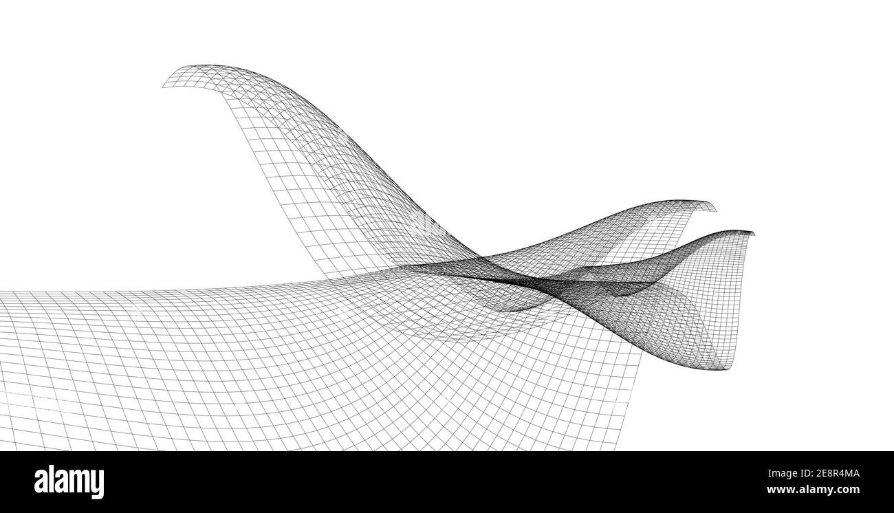 Abstract network grid background, network, connections, computer, and ...