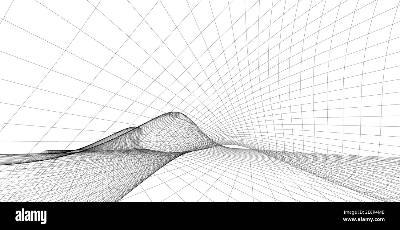 Abstract network grid background, network, connections, computer, and ...