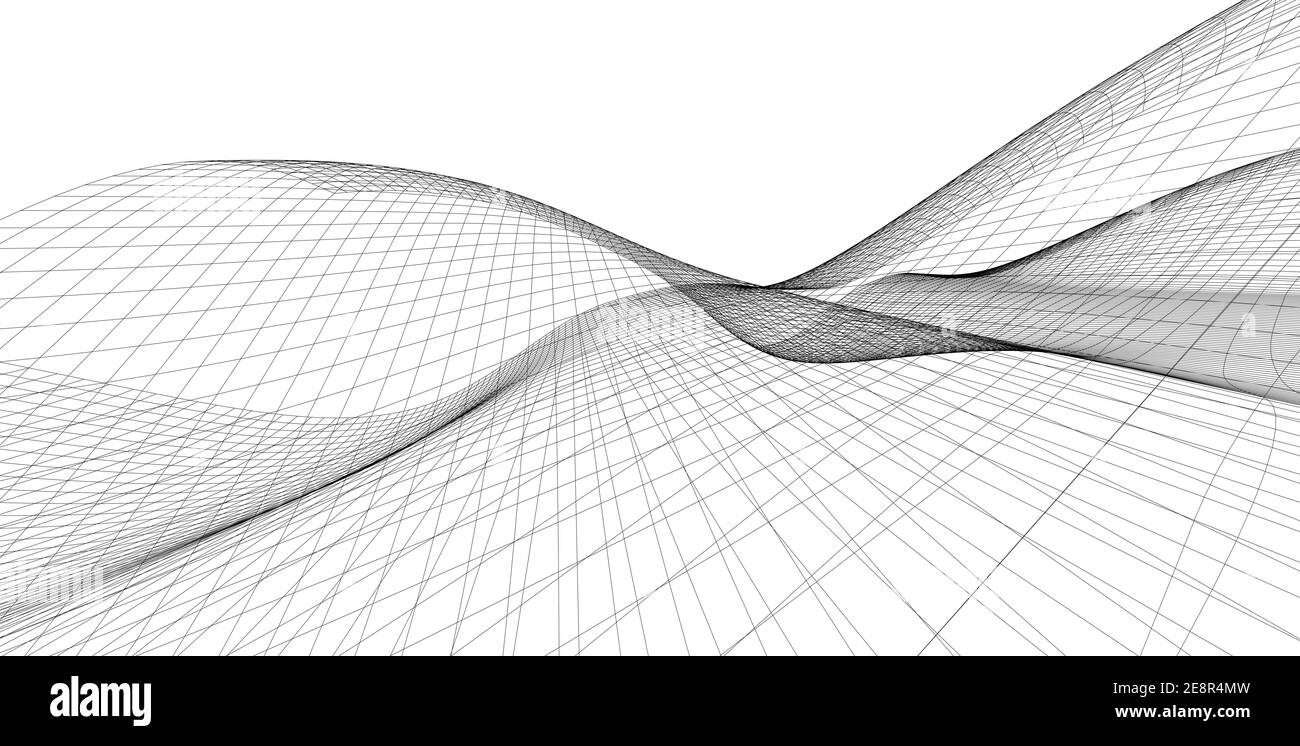 Abstract network grid background, network, connections, computer, and ...