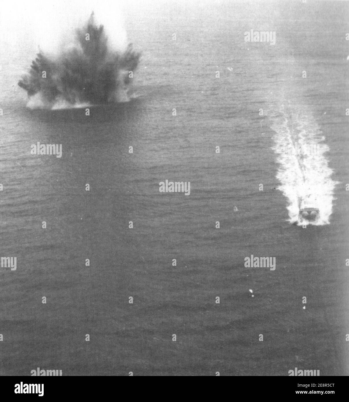 Mine explosion Operation End Sweep 9 March 1973 Stock Photo - Alamy