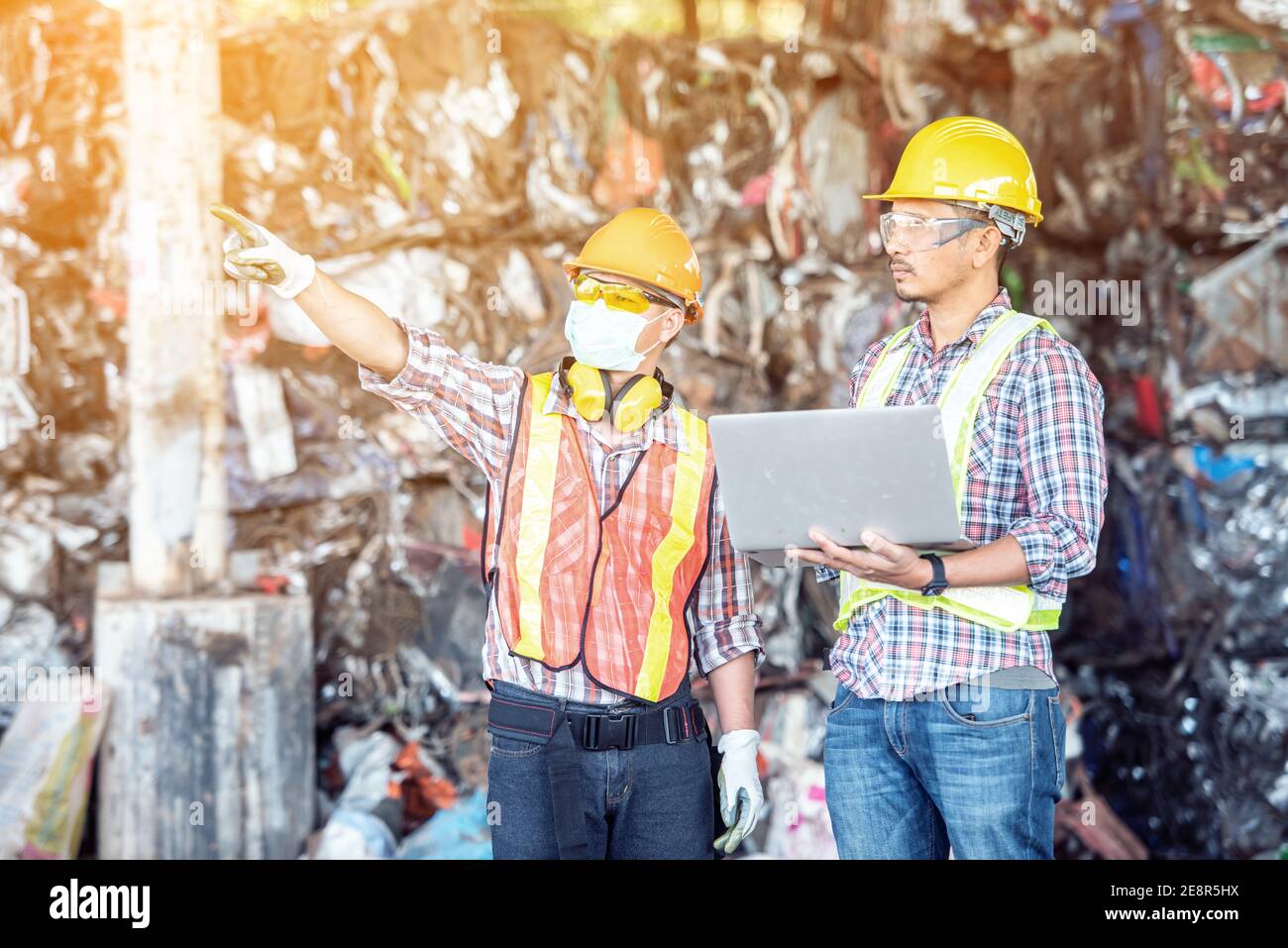 Professional Industrial Mechanical Engineer with Factory Worker while ...