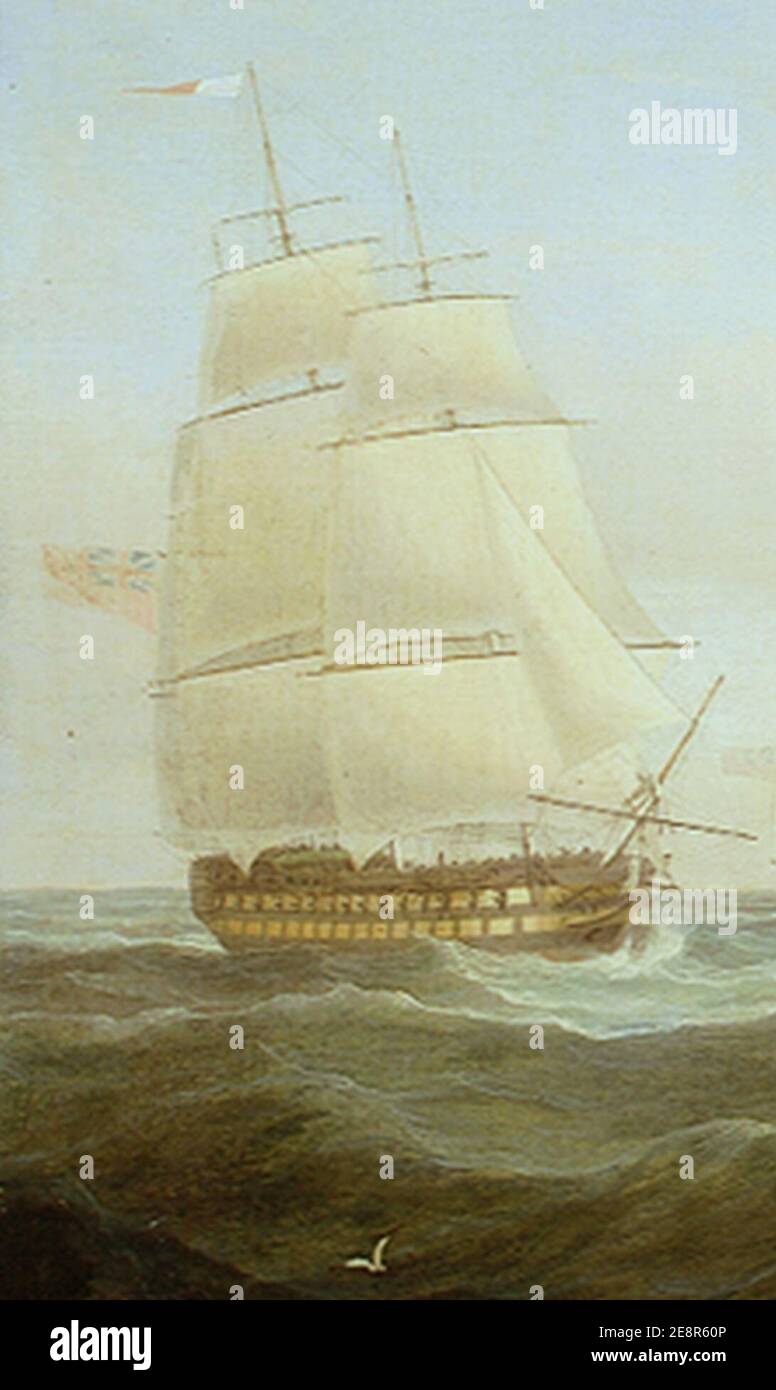 Minerva (1805 EIC ship) - Indiamen Minerva, Scaleby Castle, and Charles ...