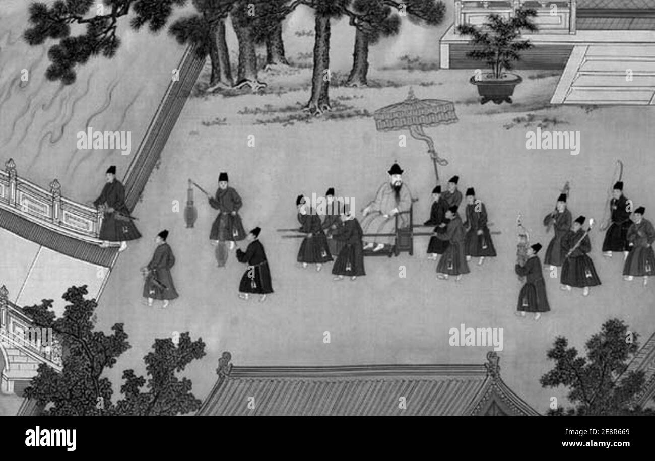 Ming Emperor Xuande Eunuchs Stock Photo - Alamy