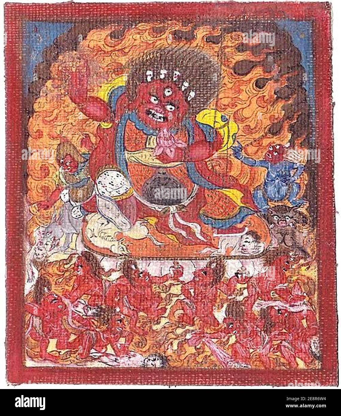 Miniature Painting of Begtse Stock Photo - Alamy