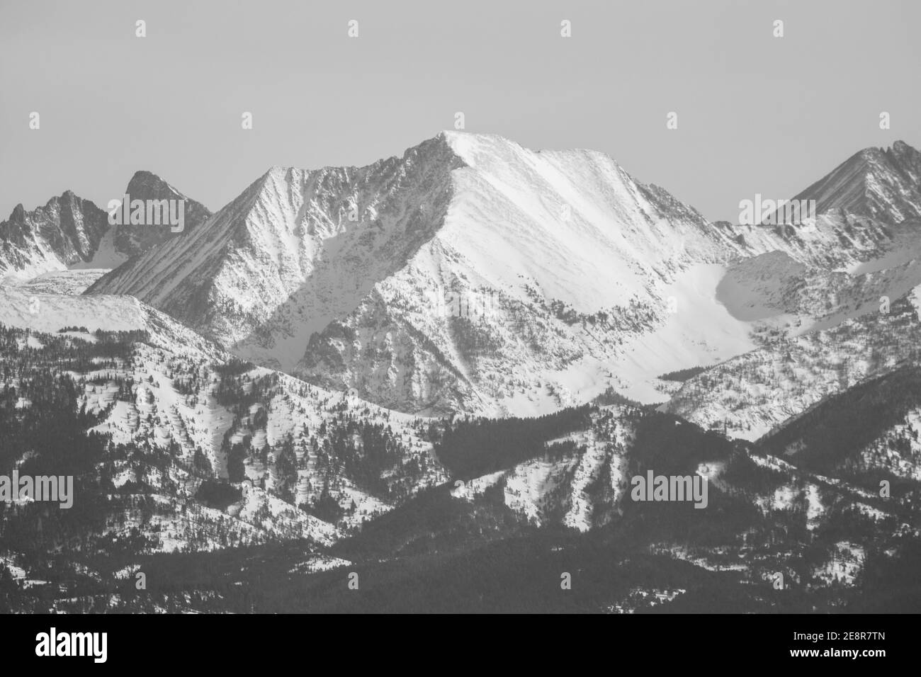 Bozeman Montana Mountain Range Stock Photo - Alamy