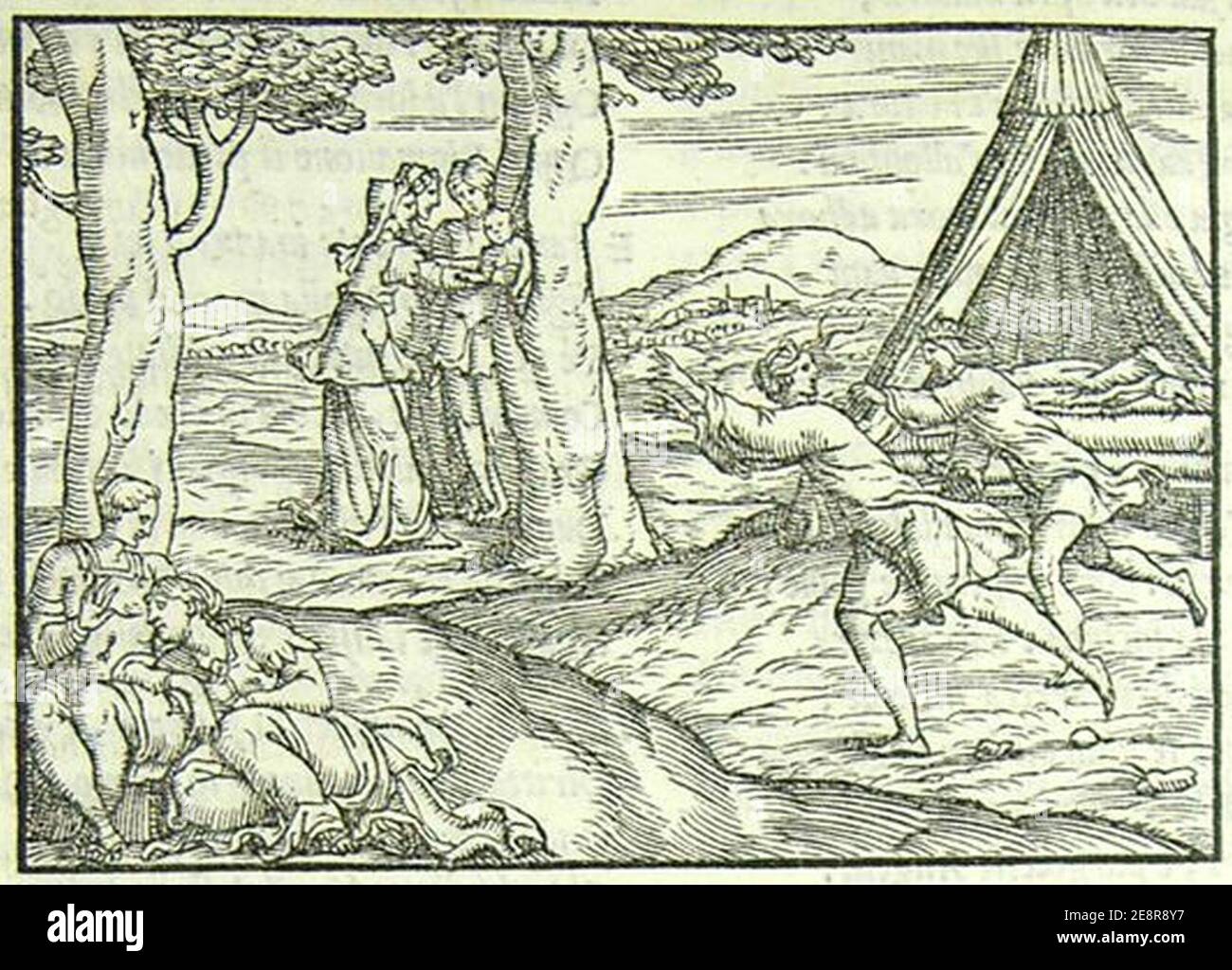 Mirra e Cinira, nascita di Adone, Venere e Adone Stock Photo - Alamy