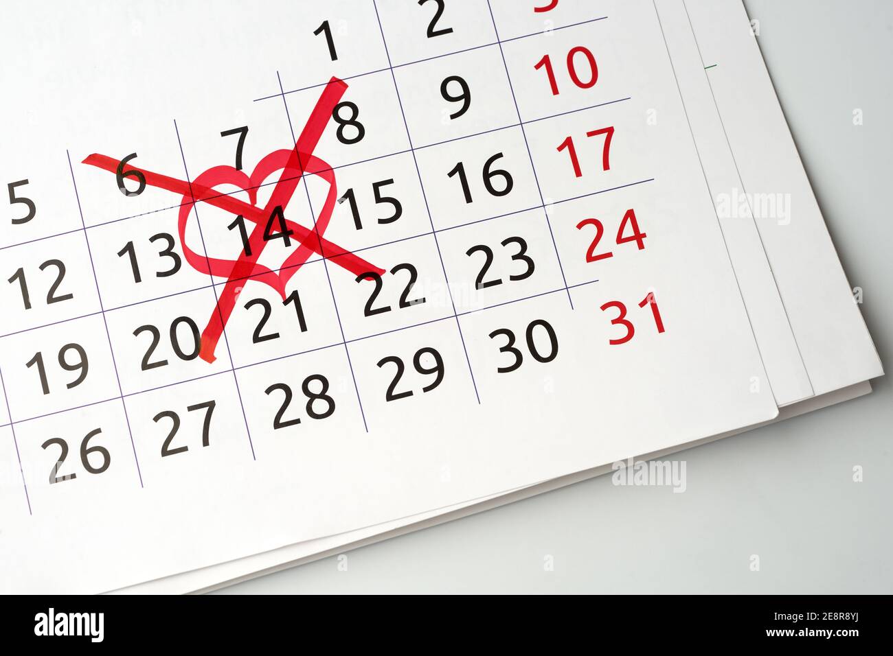 Crossed date hi-res stock photography and images - Alamy