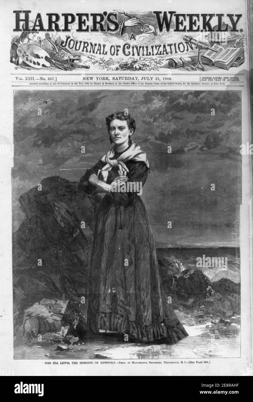 Miss Ida Lewis, the heroine of Newport - photo by Manchester Bros ...