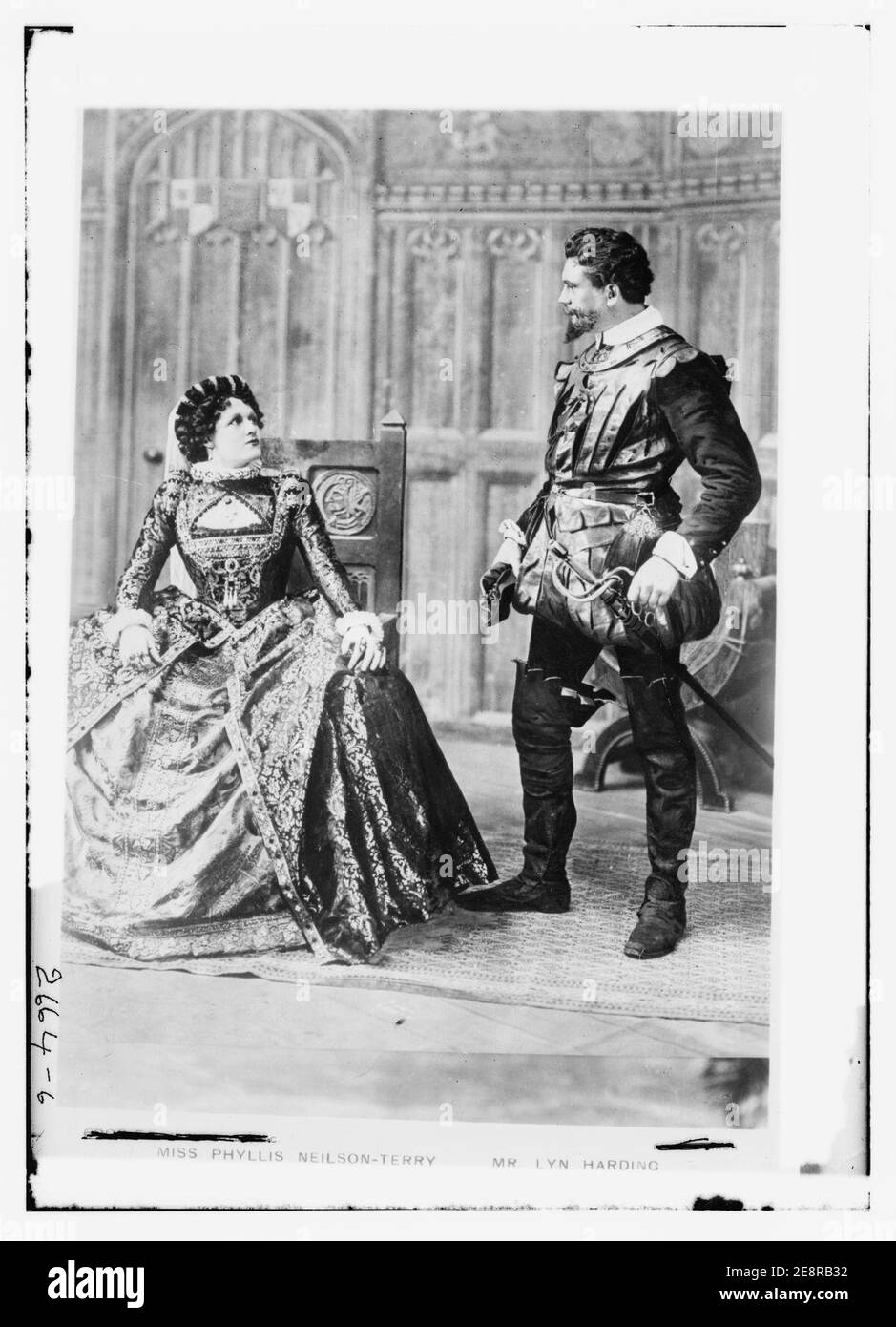 Miss Phyllis Neilson-Terry, Mr. Lyn Harding Stock Photo - Alamy