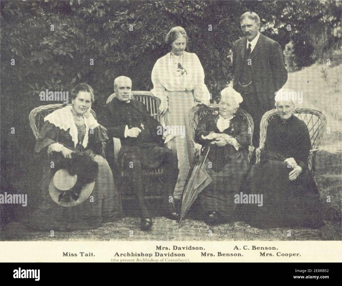 Miss Tait, Archbishop Davidson (Archbishop of Canterbury), Mrs ...