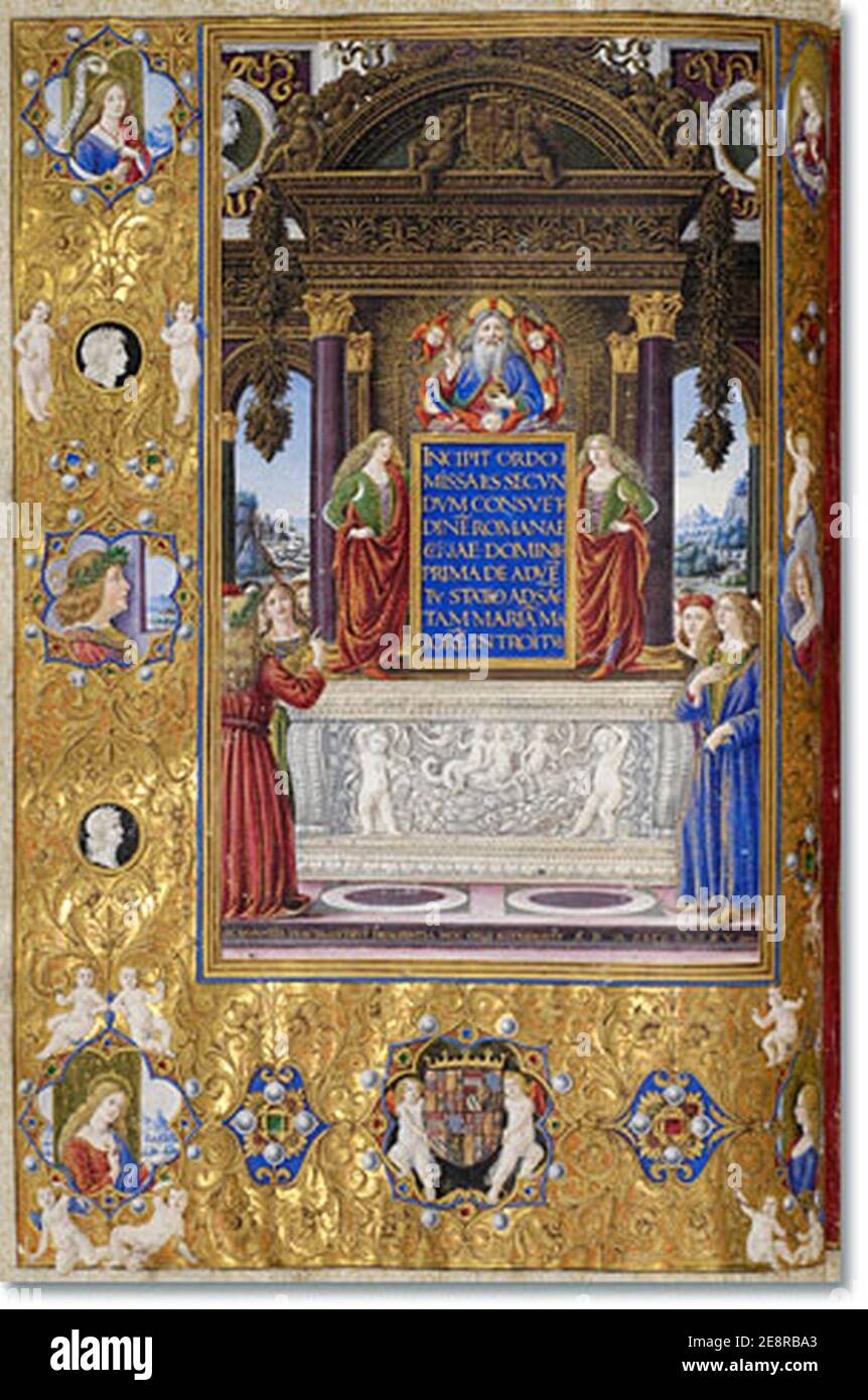 Missel de Matthias Corvin Stock Photo - Alamy