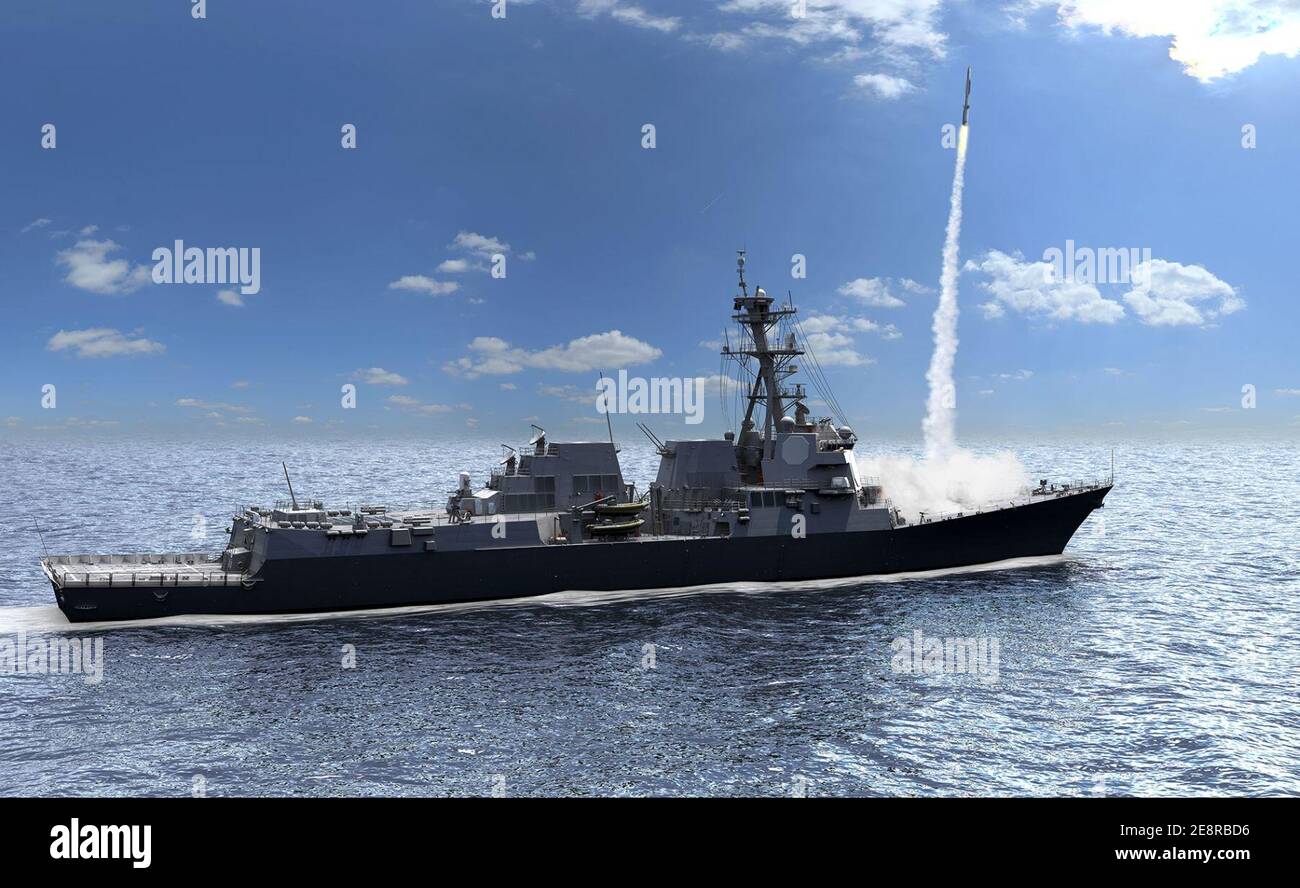Missile launch from ddg hi-res stock photography and images - Alamy