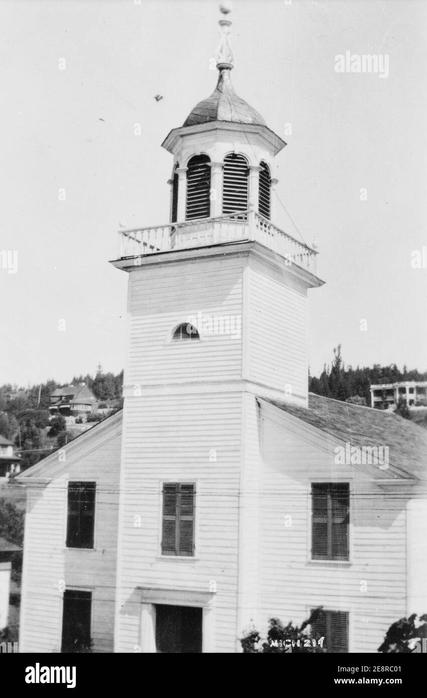 Mission Church, Mackinac Island Stock Photo - Alamy
