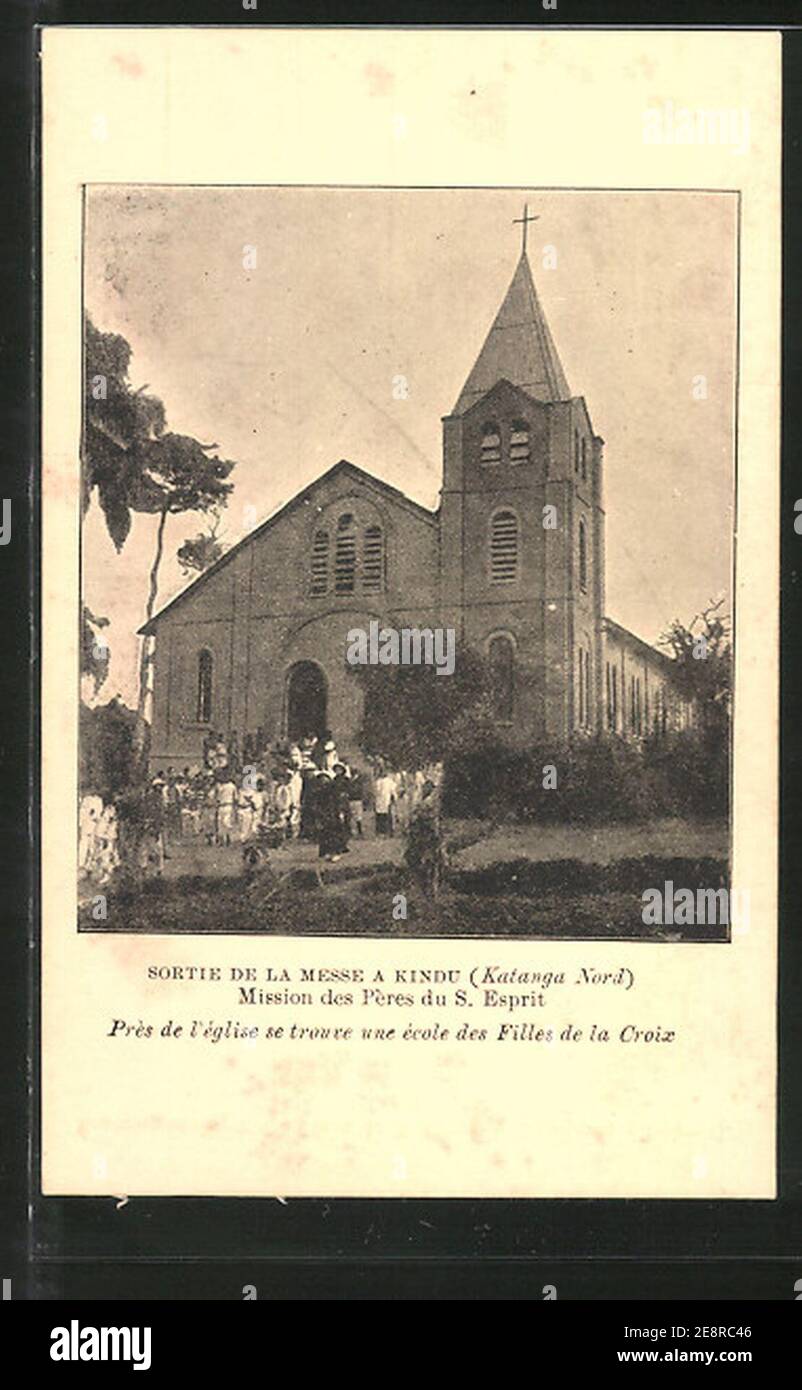Mission de Kindu Stock Photo - Alamy